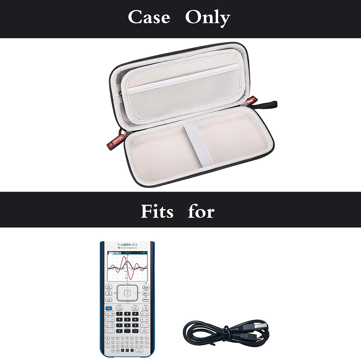 Mchoi Graphing Calculator Case Suitable for Texas Instruments TI-84 Plus CE/TI-84 Plus/TI-83 Plus CE/Casio fx-9750GII, Case Only
