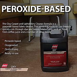 Malco OXY Carpet & Upholstery Cleaner - Stain Remover Spray for Car Interior Fabric/Cleans the Toughest Vehicle Stains/Deep Cleaning Liquid Formula / 22 Oz. (127822)