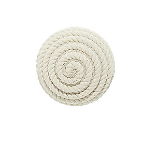 Deco 79 Jute Handmade Orbs & Vase Filler with Varying Designs, Set of 4 4"D, Brown