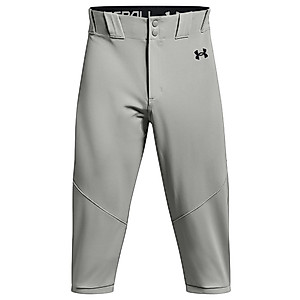 Under Armour Men's Utility Baseball Knicker 22, (075) Baseball Gray / / Black, Small