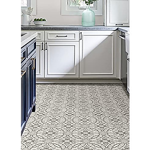 FloorPops Oasis Peel & Stick Floor Tiles, Gray