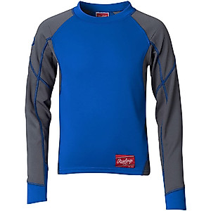 Rawlings Kids' Youth Athletic Fit Pullover, Royal, Medium