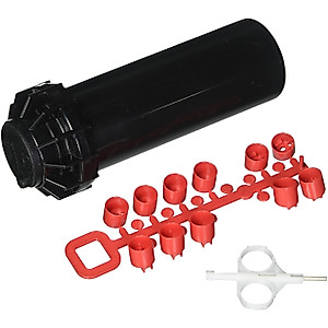 K-Rain RPS75 3/4" Gear Drive Rotor 5" Pop-Up | 22' - 51' Spray Distance, 40° - 360° Arc Spray Pattern | Includes Install Kit