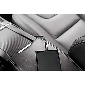 Amazon Basics 2-Pack 3.5mm Aux Audio Cable for Stereo Speaker or Subwoofer with Gold-Plated Plugs, 4 Foot, Black