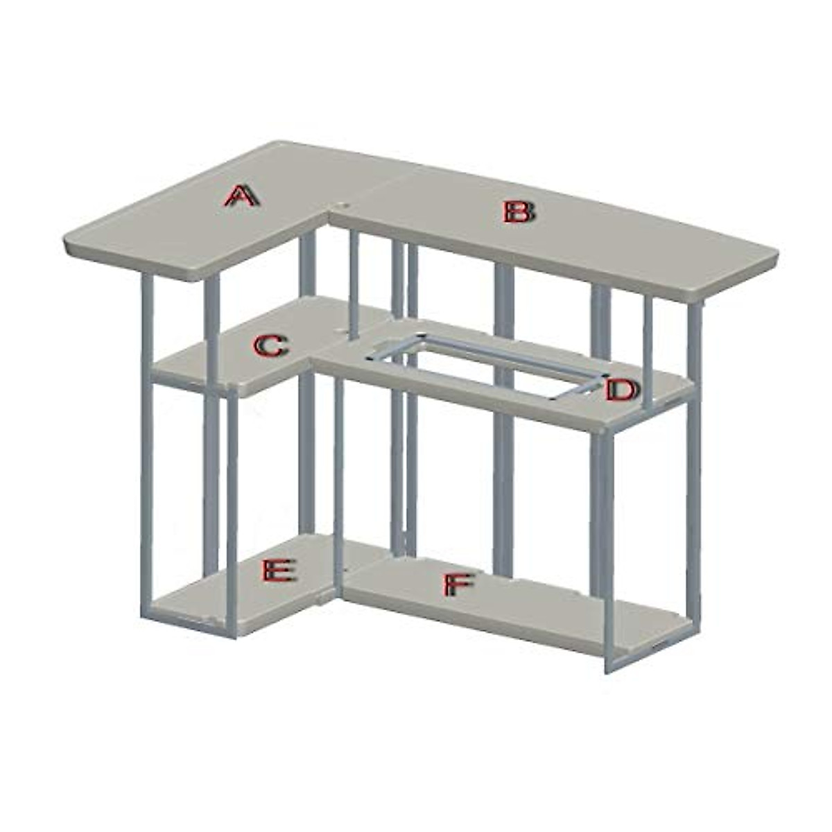 Best of Times 2002W1314 Portable Bar & Matching Bar Stools, One Size, Navy Blue