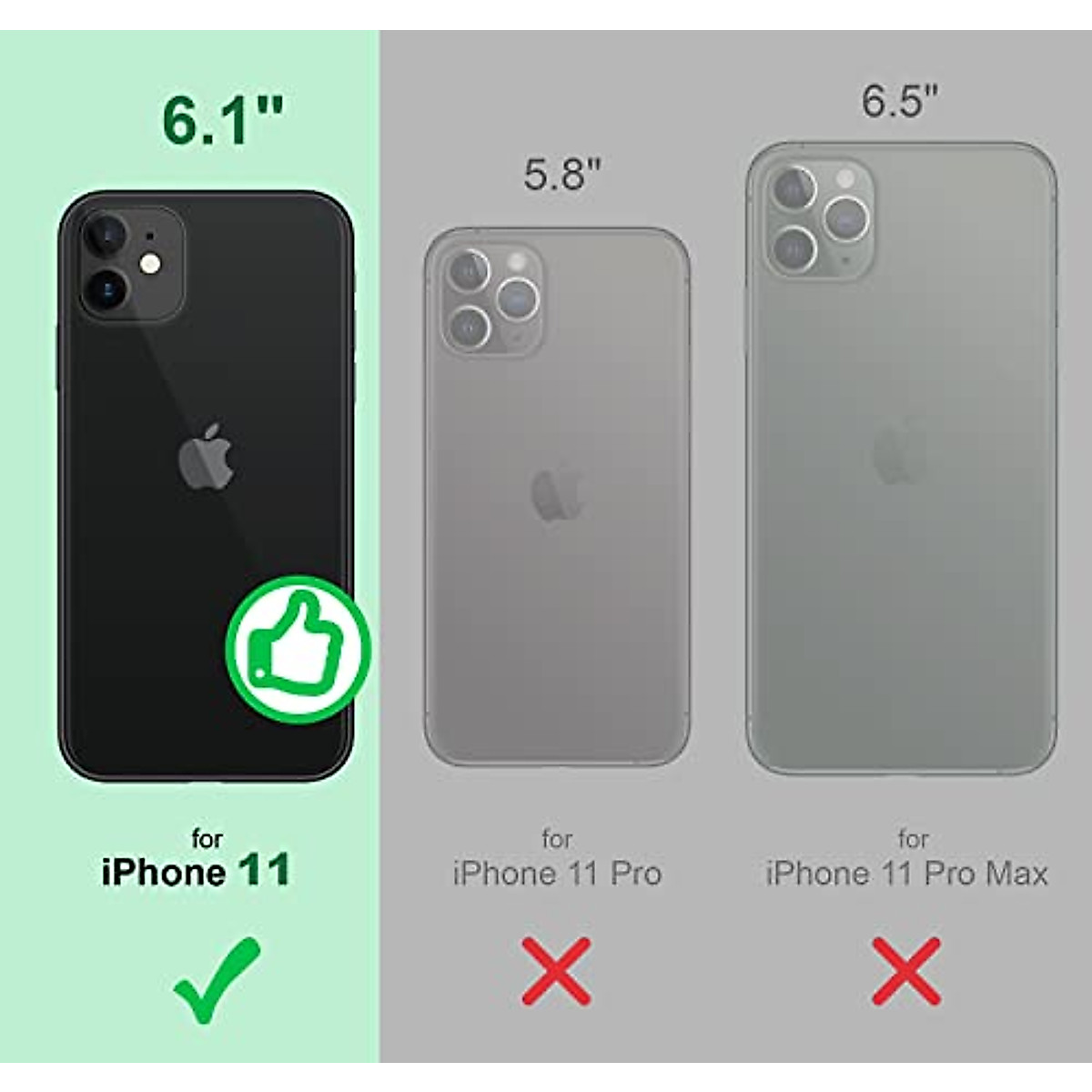 Silverback for iPhone 11 Case, Moving Liquid Holographic Sparkle Glitter Case with Kickstand, Bling Diamond Bumper Ring Stand Slim Protective Apple iPhone 11 6.1 inch Case for Girls Women -Purple