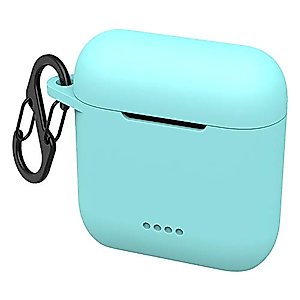 Aotao Silicone Case for TOZO T6, Soft and Flexible, Scratch/Shock Resistant Silicone Cover for TOZO T6 Headphones (Teal)