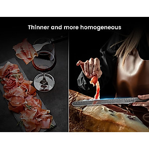 SYOKAMI Multifunction Carving Knife, 12 Inch High-Carbon Japanese Style Brisket Knife with Wood Handle, Damascus Pattern Full Tang Design, Razor Sharp Slicing Knife for Meat Cutting with Gift Box