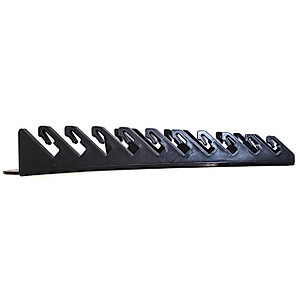 JSP Manufacturing Plastic Portable Gripper 10-Tool Wrench Organizer Tray (1, Black)