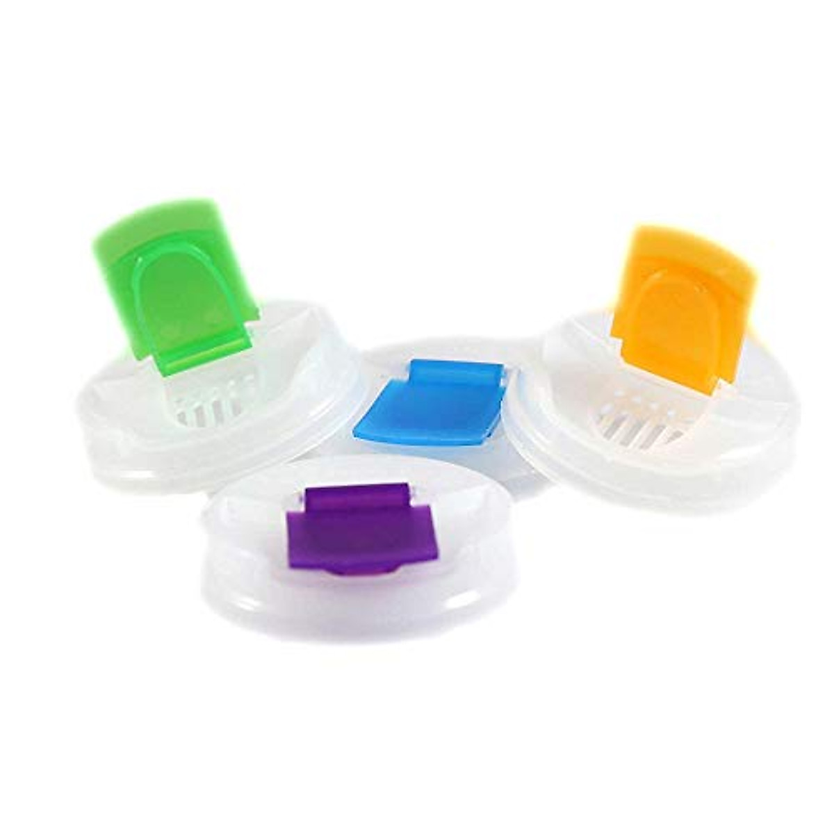 Soda Can Covers 8 Pack for Carbonated Water or Soft Drink - Best Beer Cans Cover Easy Clip on Caps Lid Seal Opening for a Fresher Drinking Experience BPA Free