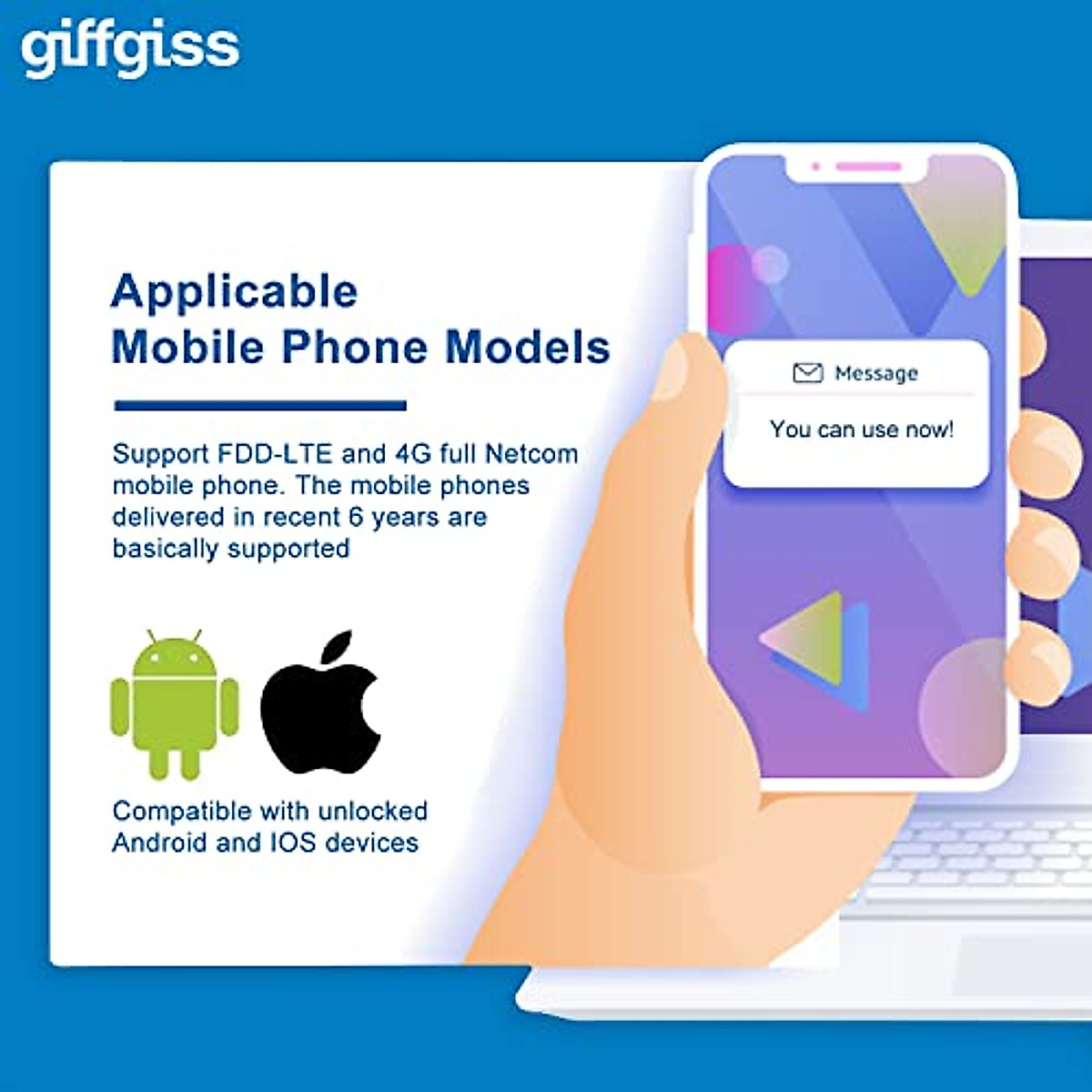 Lycamobile Australia Prepaid SIM Card - 50 GB Internet Data in 4G/LTE for 28 Days, Unlimited Talk in Australia, Triple Cut 3 in 1 Simcard - Standard Micro Nano