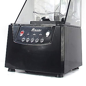1.8L Professional Soundproof Blender 110V 2600W Multifunctional Smoothie Blender Mixer Commercial Smoothie Maker with Shield Quiet Sound Enclosure for Puree, Ice Crush, Shakes and Smoothies