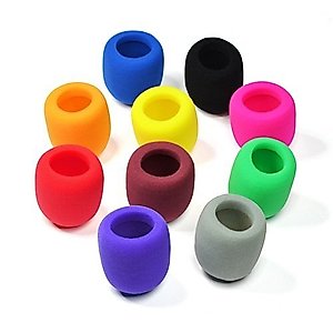 ANBANA @ 10 Pack Colors Handheld Stage Microphone Windscreen Foam Mic Cover Karaoke DJ