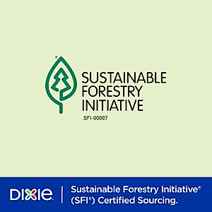 Dixie Ultra, Small Paper Plates, 6 7/8" Inch, 44 Count, 3X Stronger*, Heavy Duty, Microwave-Safe, Soak-Proof, Cut Resistant, Disposable Plates For Heavy, Messy Meals