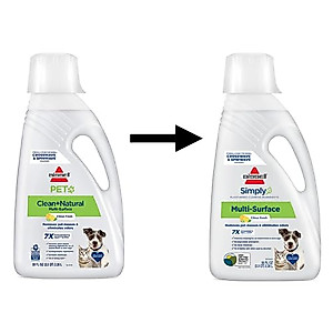 Bissell PET Natural Cleaning Formula, 80 oz, Clear, 80 Fl Oz