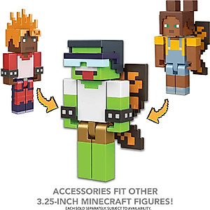 ​Minecraft Creator Series Fairy Wings Figure, Collectible Building Toy, 3.25-inch Action Figure with Accessories, Gift for Ages 6 Years & Older​
