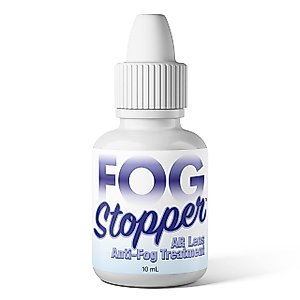ULTRAVUE Fog Stopper Anti-Fog Drops Treatment - Effective On All Lenses (AR Coated Included) and Screens - Prevents Fogging on Eyeglasses, Goggles, PPE and More - Stay Fog Free for Days - Made in USA