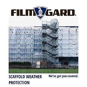 Film-Gard 626033 Construction Plastic Sheeting 10' Width X 100' Length X 6 mil Thick, Clear, 1 Count