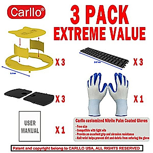 2024 Carllo New Upgraded-Bucket Lid Mouse Trap-Auto Reset Multi Catch-5 Gallon Bucket Compatible-Humane Mouse Trap-Flip Mouse Trap Indoor for Home and Outdoor-Free Hand Glove