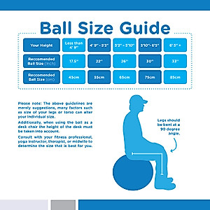 Anti-Burst Fitness Exercise Stability Yoga Ball/Swiss Gym Birthing Ball