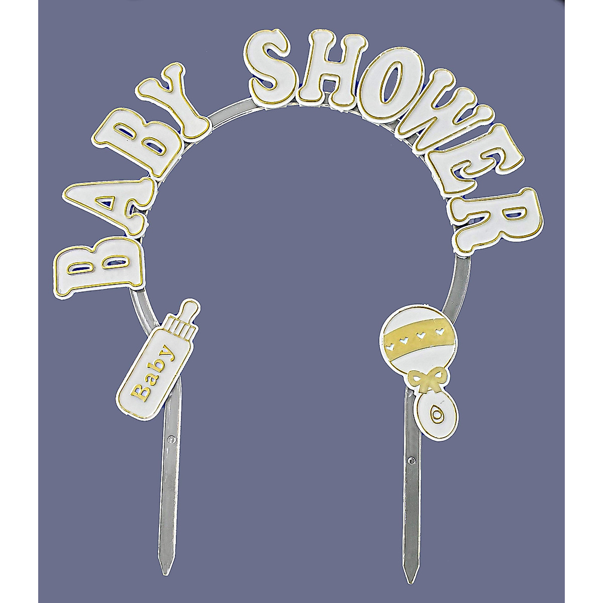 pins Pacifiers rattles - Blue Colorful Baby Shower Diaper Cake Kit for a 3 Tier Cake