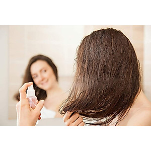 Rice Water Hair Growth Mixture - 100% Natural, Extra Strength, Herbal Mist, Spray, Conditioner for Hair, Scalp, Locs, Dreads, Dry, Oily, Brittle - Fermented, Aloe Vera, D-Panthenol, Antioxidants -