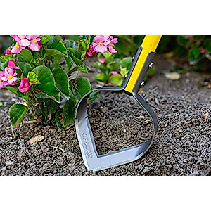 Xtreme Weeder (Scuffle Hoe Cultivator, 54" Fiberglass Handle with Grips)