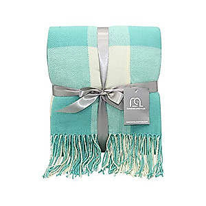 Blankets - Buffalo Plaid Throw Blanket - Decorative Classic Blanket - Comfortable and Ultra-Soft - Lightweight & Indoor Outdoor Blanket - Ideal for Living Room, Couch, Travelling Good for All Seasons