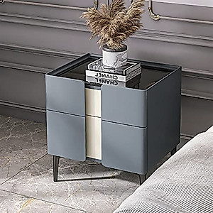 HIGOH Bedside Table Modern Bedside Table, Bedroom Dresser, Bedside Table, Small Minimalism