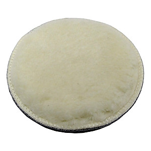 Elitexion 6 inches Backing Plate for Polishing Buffering Soft Wool with Hook and Loop Pad - 5/8 inch TPI Spindle