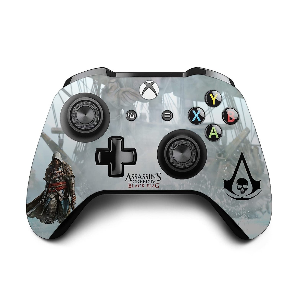 Head Case Designs Officially Licensed Assassin's Creed Edward Kenway Key Art Black Flag Graphics Vinyl Sticker Gaming Skin Decal Cover Compatible With Xbox One S Console and Controller Bundle