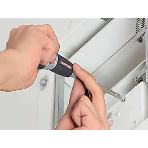 ANEX Ratcheting Screwdriver Ball Handle, Japanese Heavy Duty Magnetic Bit Set (Phillips+2, Flat Head-6), Quick Ball Grip 72 Gear Ratchet Screwdriver, Made in JAPAN