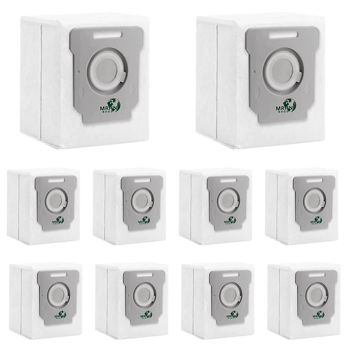 MRHN Vacuum Bags for iRobot Roomba Bags - 10 Pack for iRobot Vacuum Bags i & s & j Series, Roomba Bag Replacement Parts for iRobot Vacuum Bags