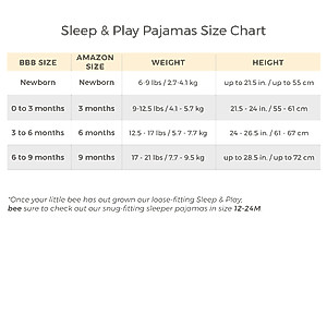 Burt's Bees Baby Sleep and Play PJs, 100% Organic Cotton One-Piece Zip Front Romper Jumpsuit Pajamas