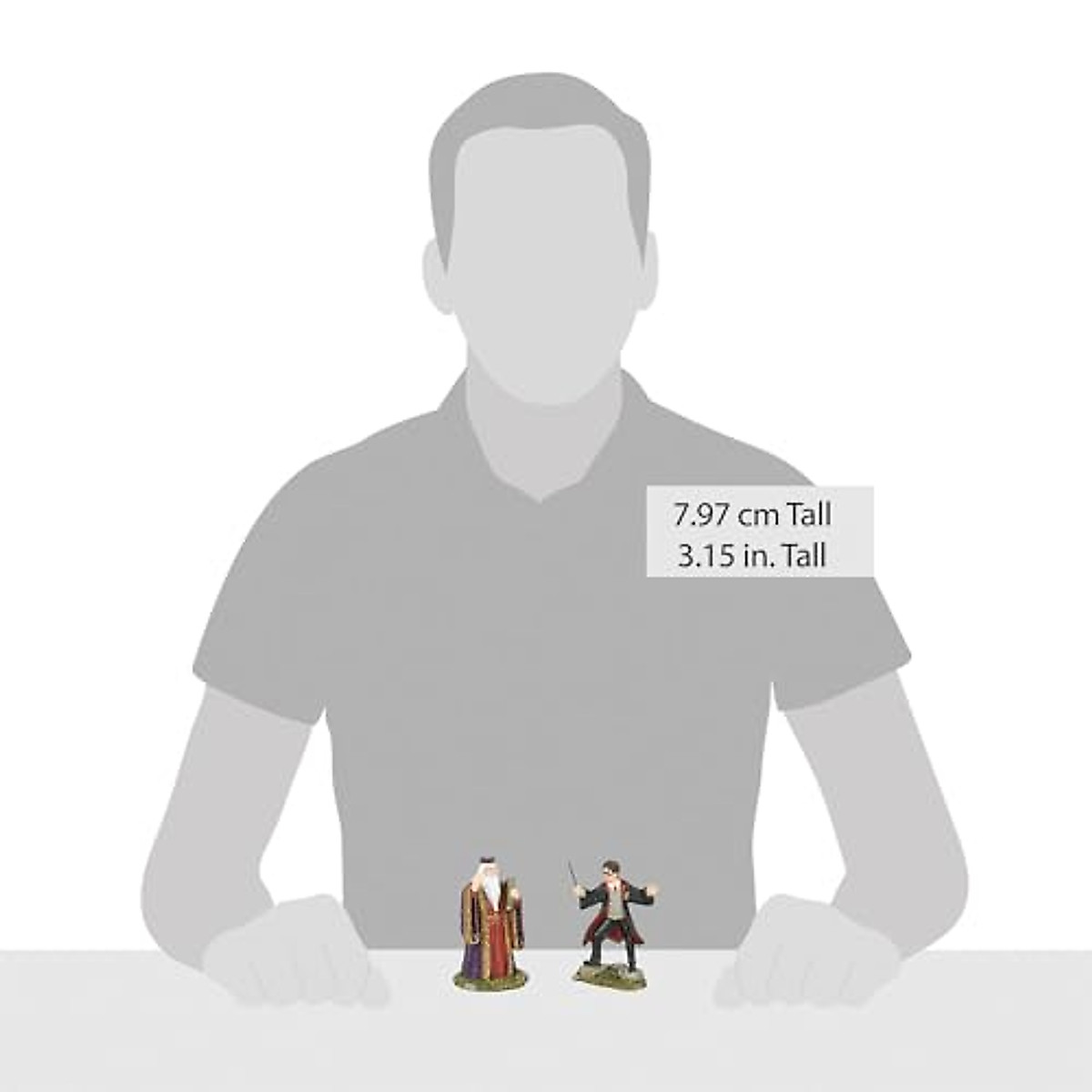 Department56 Potter Village Accessories Harry and Headmaster Figurine Set, 3.15", Multicolor, 2 Count