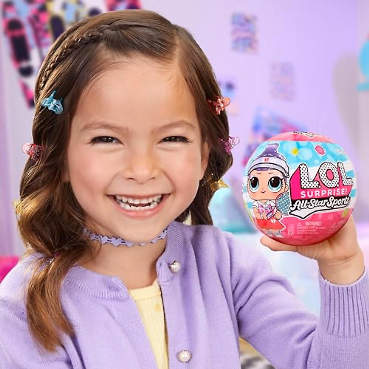 LOL Surprise All Star Sports Vault Collection Tots with Sports-Themed Collectible Doll and 8 Surprises to UNbox Including Matching Accessories – Great Gift for Kids Ages 4+