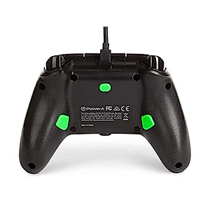 PowerA Enhanced Wired Controller for Xbox Series X|S - Green Hint, Officially Licensed for Xbox