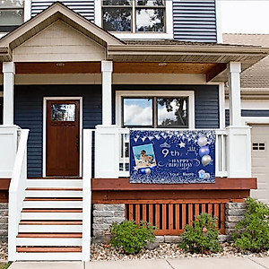 Custom Happy Birthday Banner Personalized Birthday Banner Sign With Photo/Name For Women Men Kid Birthday Party Indoor Outdoor Decorations Supplies 47x71inchs