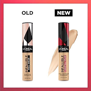 L'Oreal Paris Makeup Infallible Full Wear Waterproof Matte Concealer, Full Coverage, Fawn, 0.33 fl. oz.