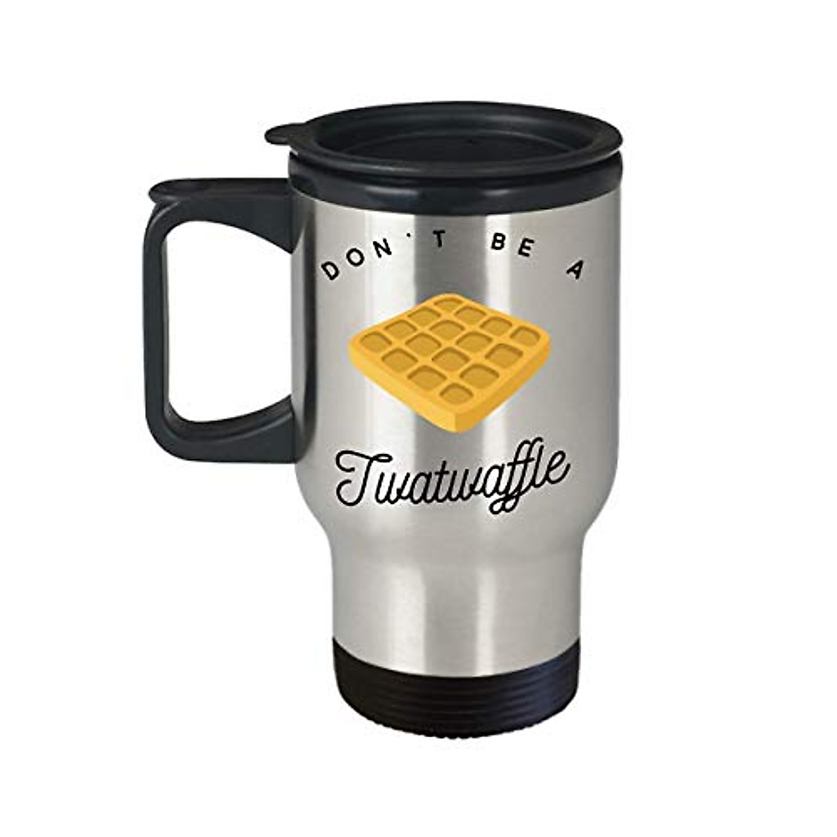 HollyWood & Twine Don't Be a Twatwaffle Travel Mug Rude Coffee Cup Vulgar Gift Offensive Gifts Funny Cursing
