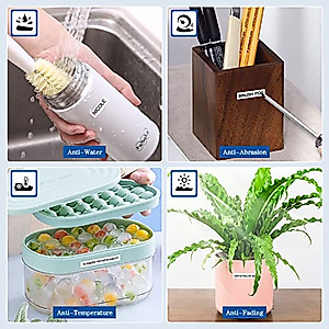 Unismar Tze 12mm 0.47 Laminated White Compatible for Brother TZe-231 TZ231 1/2'' Label Tape for Ptouch PT-D220 Ptd210 Pth110 Pth100 Ptd600 Ptd400 Ptd200, Black on White, 1/2'' x 26.2', 5 Pack