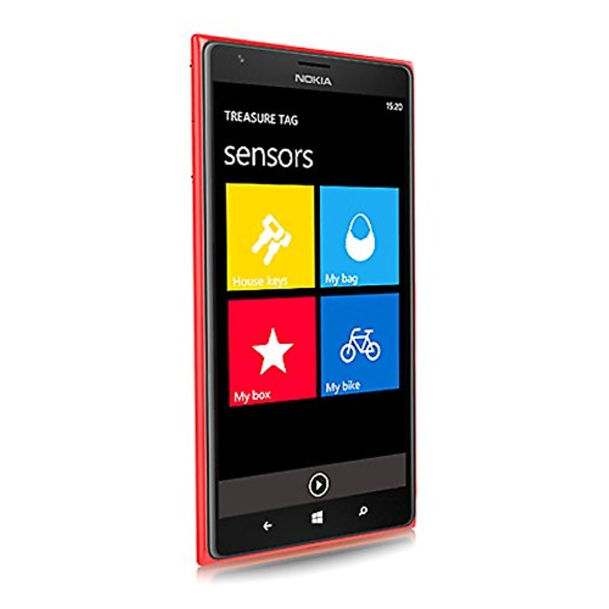 Nokia WS-2 Treasure tag Proximity Sensor with Bluetooth 4.0 and NFC Tagging White