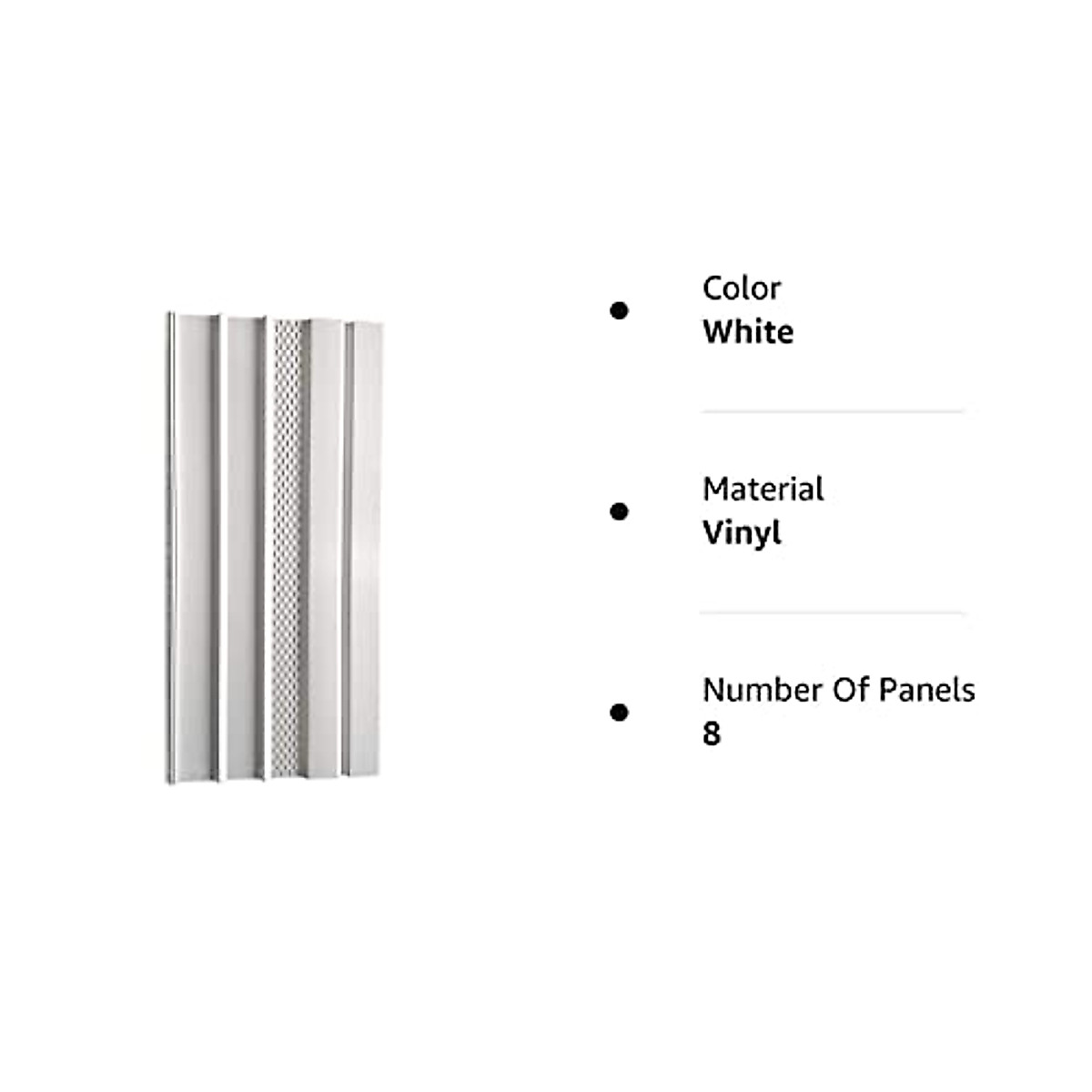 Mobile Home Skirting Box of 8 Vented White Panels 16" Wide X 35" Tall. Premium 40 Mil Thickness