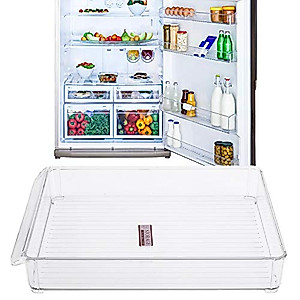 Plastic Food Storage Container Bin with Lid and Handle for Kitchen, Pantry, Cabinet, Fridge, Freezer(6138-小)