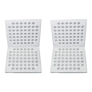2 Sets 4pcs Refrigerator Quail Egg Tray Small Eggs Trays Eggs Dispenser Pheasant Container Egg Case Portable Mini Fridge Pearl Quail Eggs Tray Minifridge Cartons White Flat Mustard