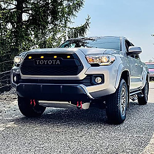 Fivepine Front Demon Tow Hook Bracket with 3/4 inch Shackles Fit for Toyota Tacoma 2009-2021 Demon Shackle Mount