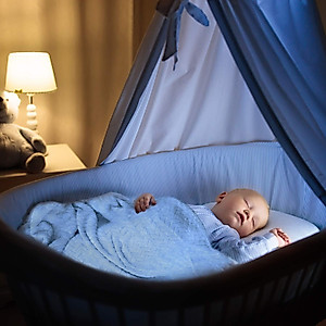 Baby Blanket Flannel, Cozy Throw Blankets for Newborn Infant and Toddler, Super Soft and Warm Receiving Baby Blanket for Crib Stroller (Blue 30 * 40")