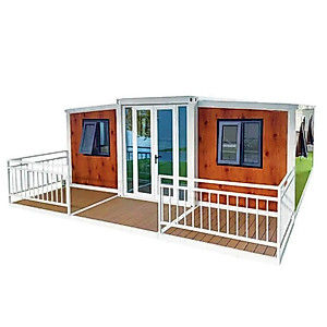 40 FT Modular Prefabricated Portable Foldable House 20ft Portable prefabricated Tiny Home Tiny Homes to Live in for Adults