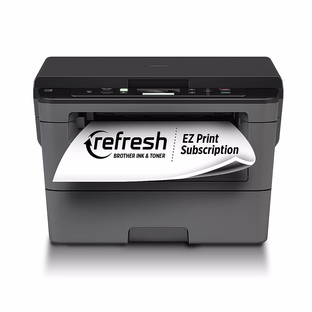 Brother Monochrome Laser HLl2390DW, Wireless Networking, Duplex Printing, Refresh Subscription and Amazon Dash Replenishment Ready
