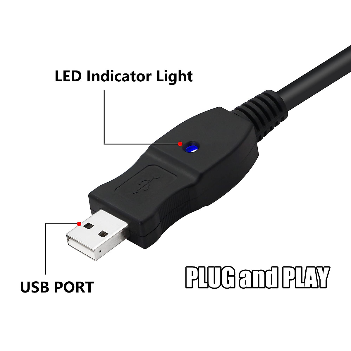 YACSEJAO USB Microphone Cable,3M/9.8FT USB to XLR Female 3 Pin Cable,USB Male to XLR Female Microphone Link Converter Cable for Microphones,Guitar,or Recording Karaoke Sing